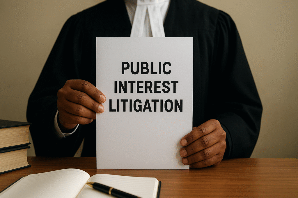 PUBLIC INTEREST LITIGATION: CONCEPT AND EVOLUTION - Record Of Law
