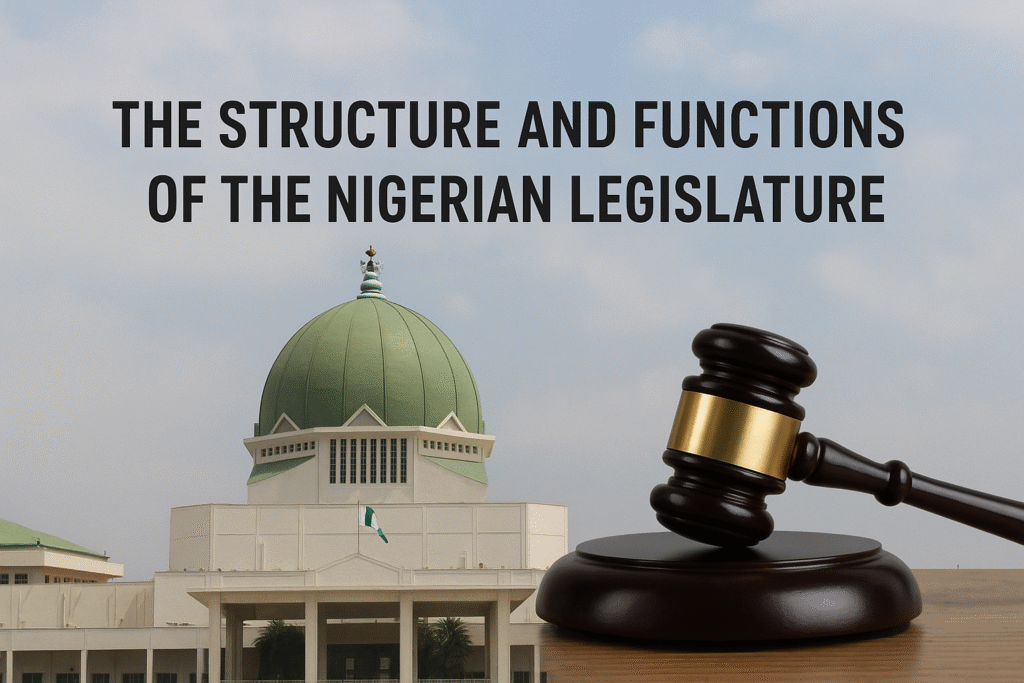 THE STRUCTURE AND FUNCTIONS OF THE NIGERIAN LEGISLATURE:A ...