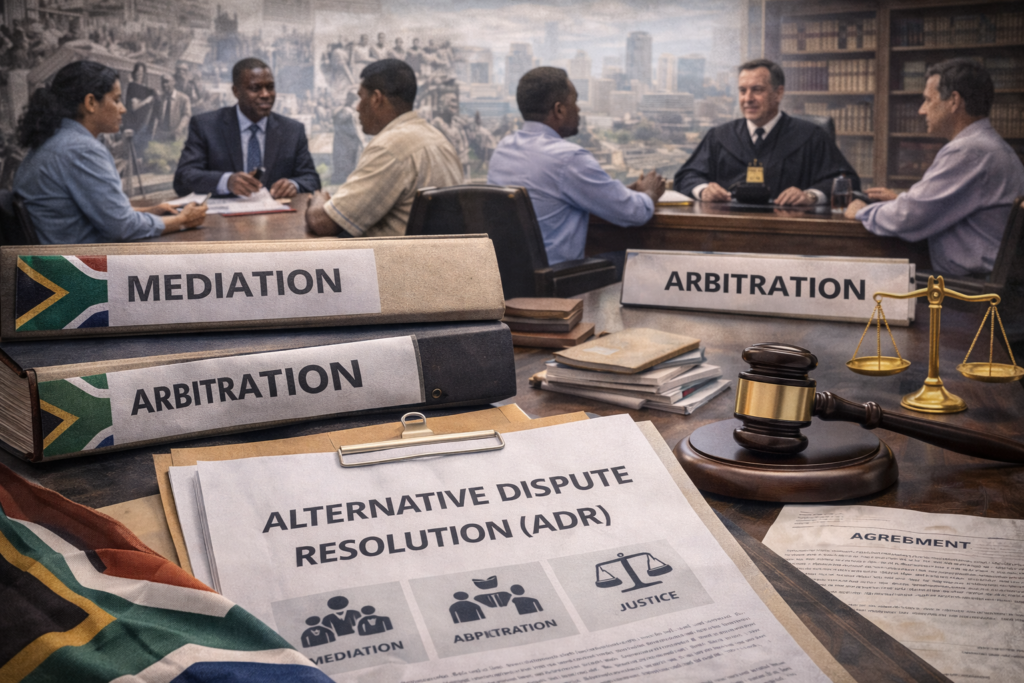 The Role and Evolution of Alternative Dispute Resolution (ADR) in South ...