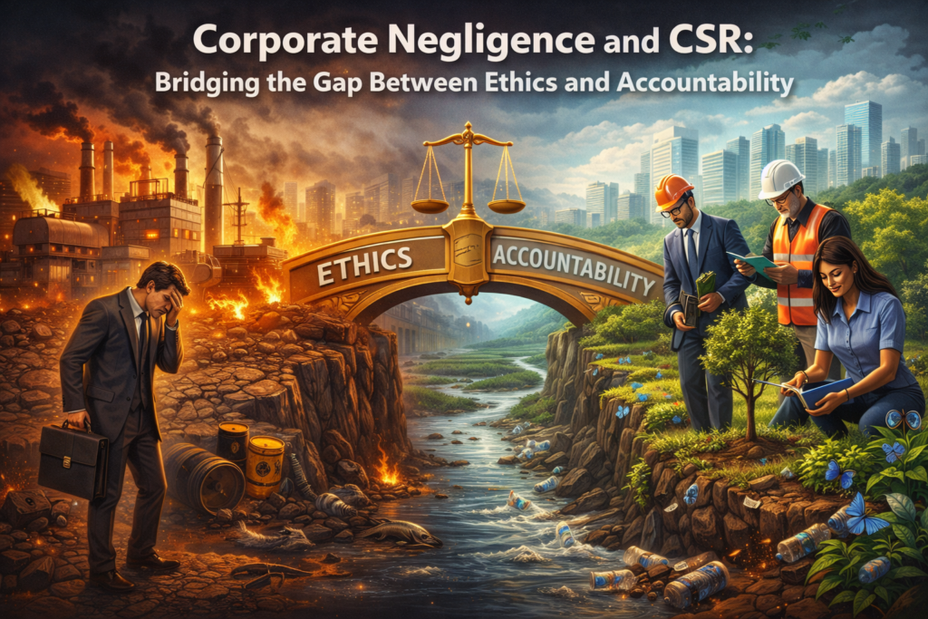 Corporate Negligence and CSR: Bridging the gap between Ethics and ...