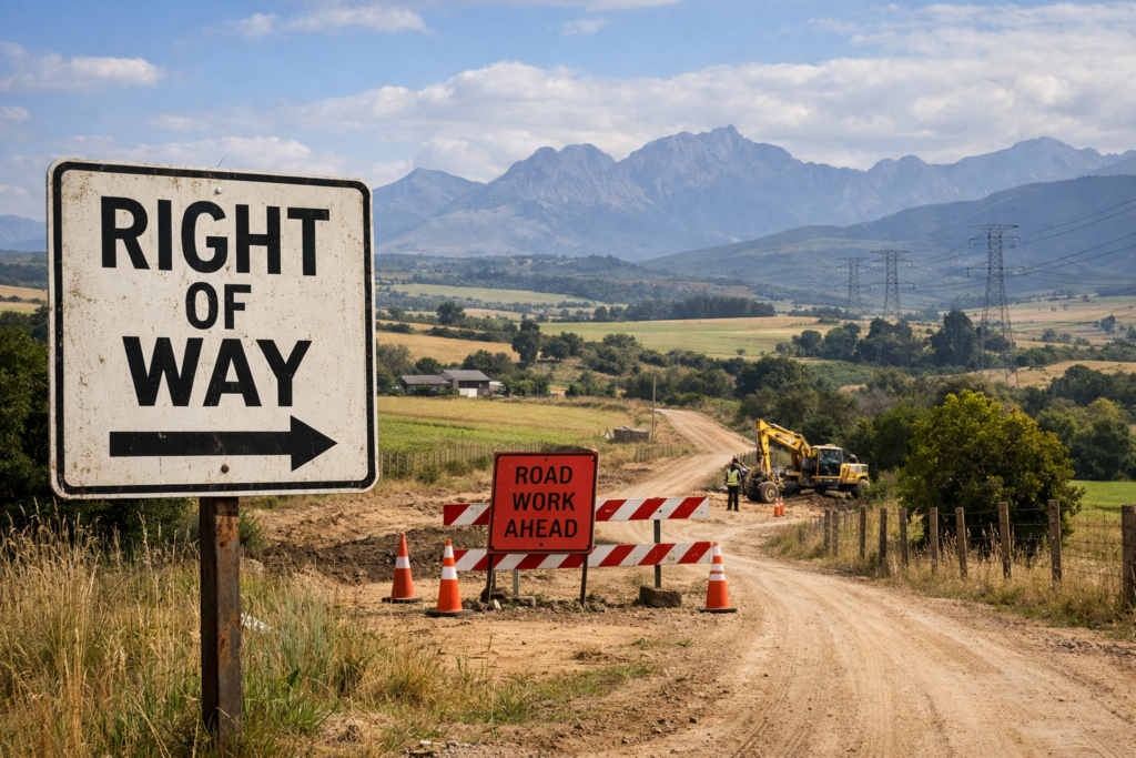 THE RELOCATION OF A SPECIFIED SERVITUDE OR RIGHT OF WAY IN TERMSOF ...